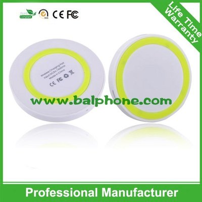 Fashionable QI wireless charger / mini QI wireless charging pad for iPhone4/4S/5/5S, Samsu