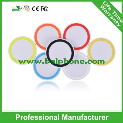 Fashionable QI wireless charger / mini QI wireless charging pad for iPhone4/4S/5/5S, Samsu