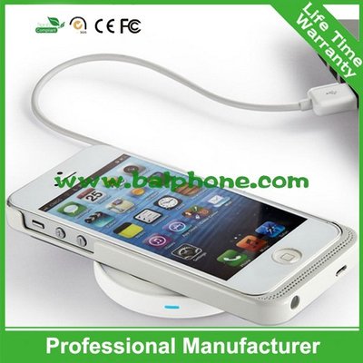 Fashionable QI wireless charger / mini QI wireless charging pad for iPhone4/4S/5/5S, Samsu