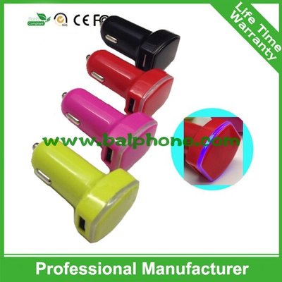 5V 2.1A mini dual usb car charger