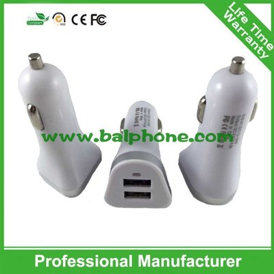 HOT sale 5V 4.2A Car Charger Adaptor Dual micro USB 2-Port for iPhone 5 6