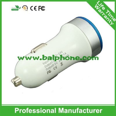 2015 new products private mode 2 port usb car charger with CE ROHS FCC