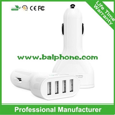 Quick charger 2.0 5V10A 4USB Quick car charger USB charger