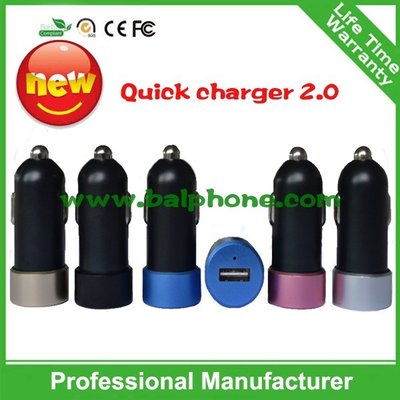 Single USB car charger for smartphone