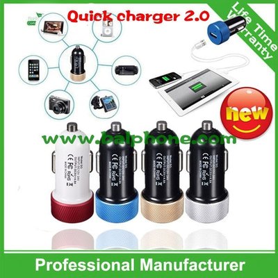 Single USB car charger for smartphone