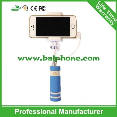 Wholesale Wired Mini Selfie Stick Monopod Tripod With Cable
