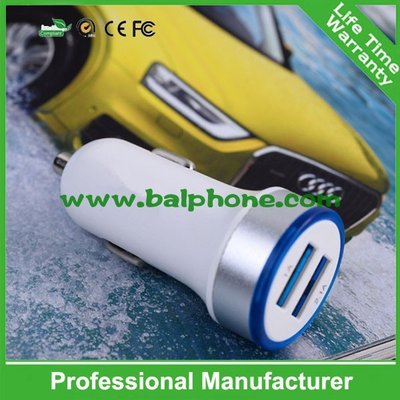 3.1A double mini usb car charger