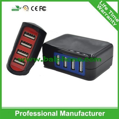 2016 brand new travel charger 4 usb wall charger