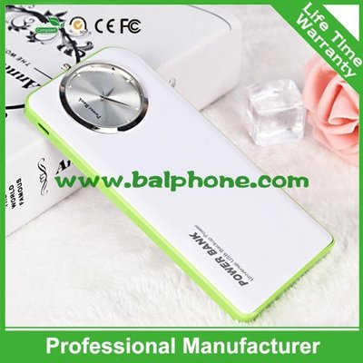 New power bank with classic clock