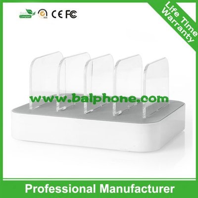 4 USB travel charger with holder 4 usb wall charger