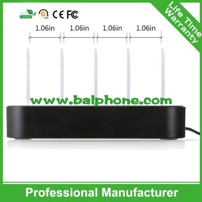 4 USB travel charger with holder 4 usb wall charger