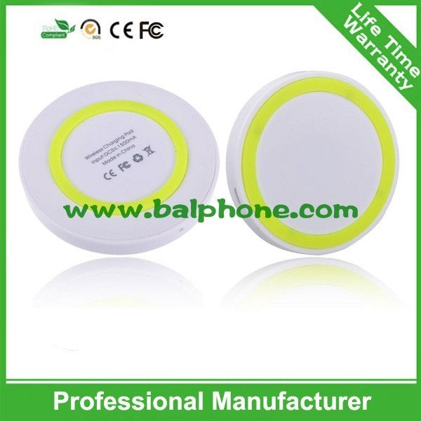 Fashionable QI wireless charger / mini QI wireless charging pad for iPhone4/4S/5/5S, Samsu