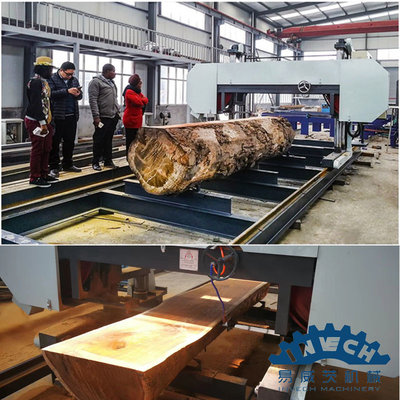 Computer-control Heavy-duty Horizontal Band Sawmill