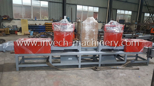 4 Heads Sawdust Block Compressed Machine
