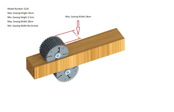 Multiple Cutting Rip Saw