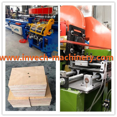Plywood Pallet Block Nailing and Cutting Machine