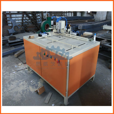 PLC Control Wood Block Cutter with Heating Stamp