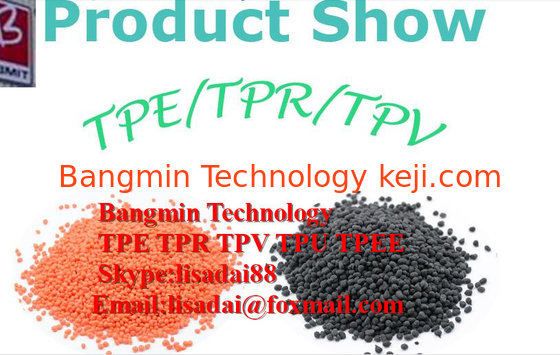 injection grade PP/EPDM TPV (Thermo Plastic Elastomer/Thermo Plastic Rubber) granules for car division glass