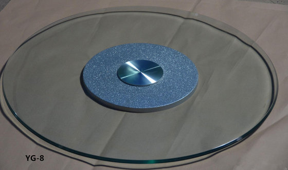 glass turn table/lazy susan/glass table dining used for sale (YG-3)