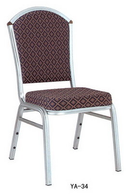 Metal chair, Dinner chair fabric paint imitation wood chair (YA-30)