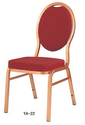 Factory price Stackable strong aluminium wood like armchair (YA-18)