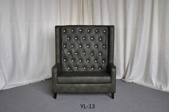 Modern double coffee shop booth seating sofa (YL-08)
