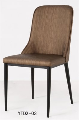 Modern Iron banquet dining chair in hotel (YTDX-02FS)