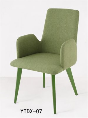 Metal wood look upholsteredt lesiure armchair  (YTDX-06)