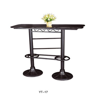 High Quality modern outdoor furniture Table Base Wrought Iron desk (YT-16)