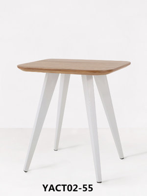 Furniture Wholesale wood table lesiure table in carteen (YACT01-45)
