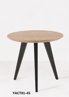 FURNITURE MANUFACTURE Metal wood look coffee TABLE IN living home (YTDT01)