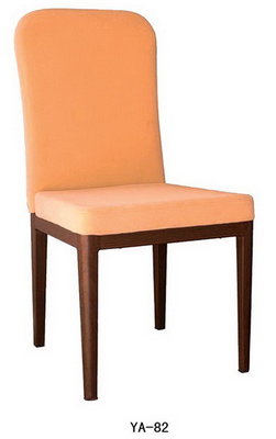Chinese Style Design strong wood-like metal banquet chair in carteen (YA-80)