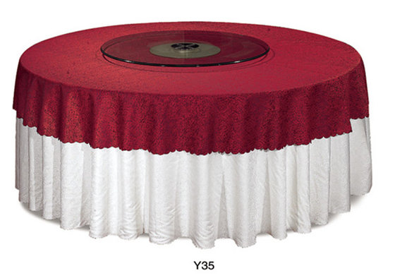 High Quality Cheap banquet table cloth fabric (Y-35)