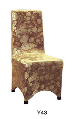 Wedding polyester universal chair cover white banquet tablecloth in hotel carteen (Y-40)