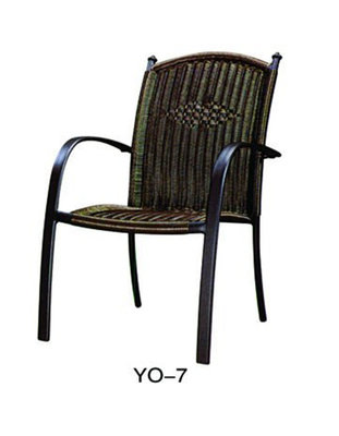 China Factory Cast aluminum outdoor furniture with BBQ grill IN fimaly day (YO-4)