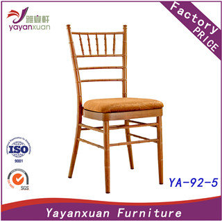 Gold Wedding Chairs customized by Manufacturer (YA-92-5)