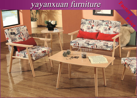 Table And Chairs With Green Fabric In Chinese Manufacturer For Supply (YW-2130)