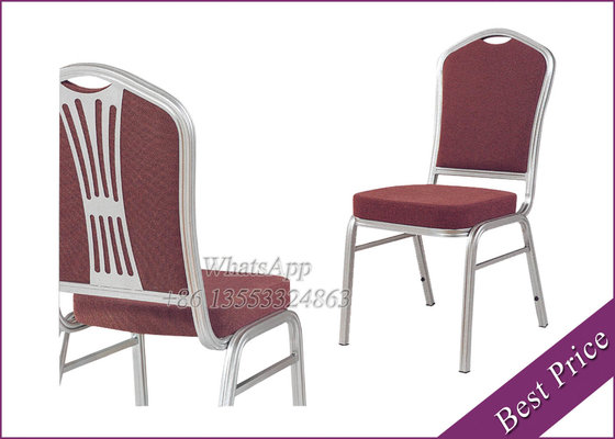 Metal wood look upholsteredt dining chair (YA-7)