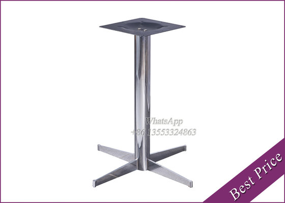 Modern Restaurant Marble Table Base Chrome Material (YT-146)