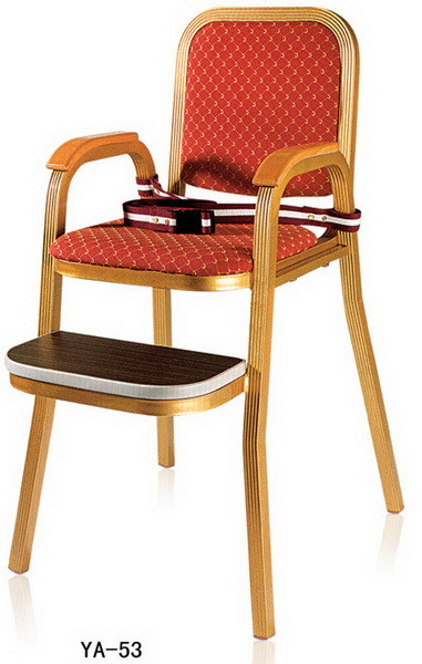 Factory price wholesale strong aluminium BB dining chair in restaurant hall (YA-53)