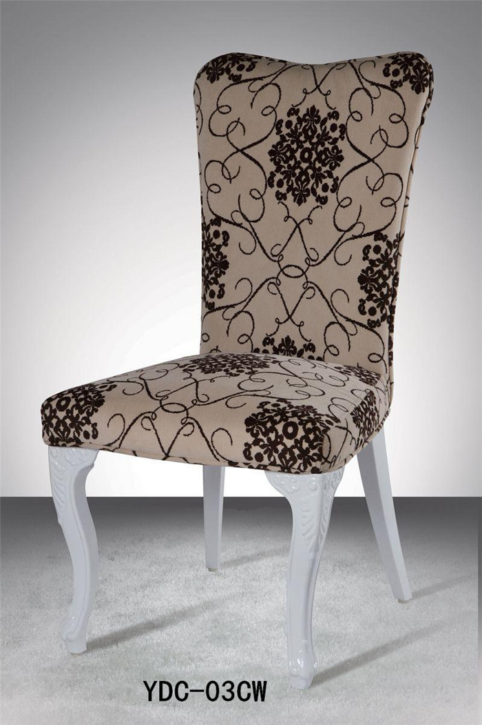 Stainless steel fabric upholstery restaurant chair (YDC-03CW)