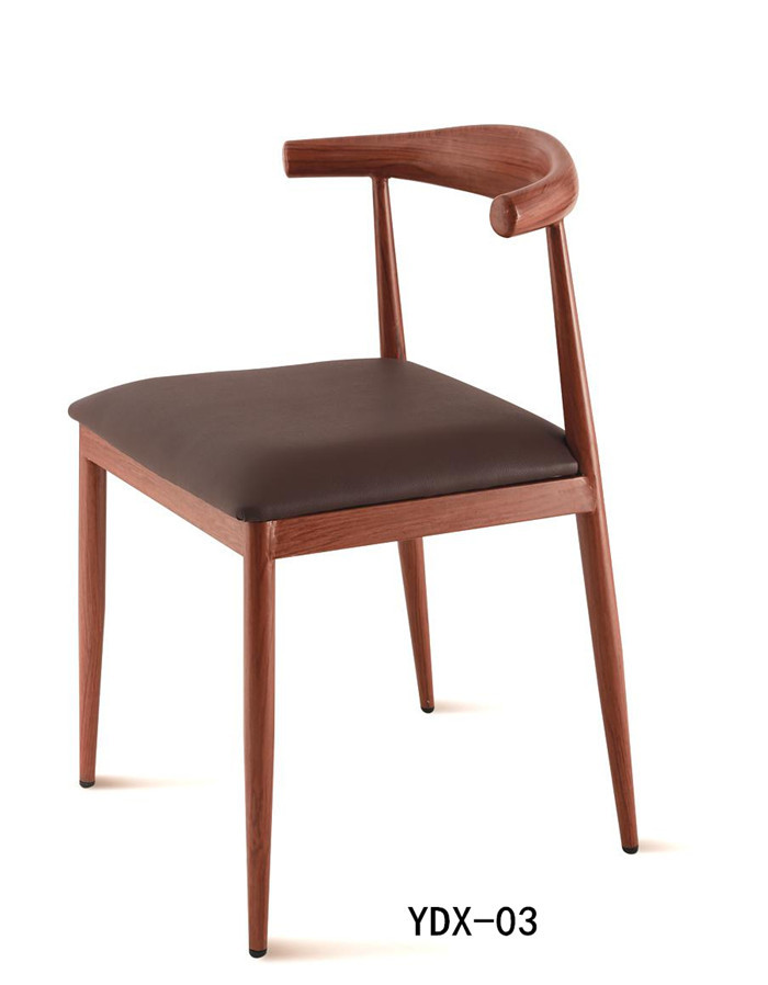 New style iron imitating wood bar chair (YDX-03)