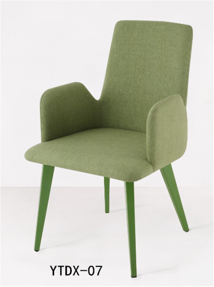 Green Iron upholsteredt lesiure armchair in hotel (YTDX-07)