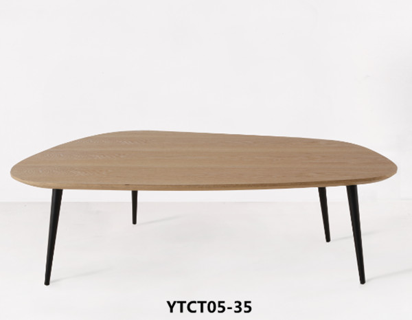CHINA MANUFACTURE Metal wood look lesiure TABLE (YTCT05-35)