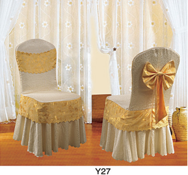 Chair Design Cheap Soft Dine Hotel Banqet Wedding Chair Covers table cloth (Y-27)