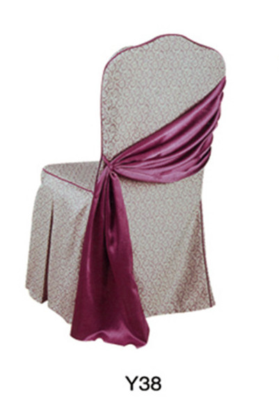 Hotel and restaurant textile/jacquard table cloth/chair cover (Y-38)