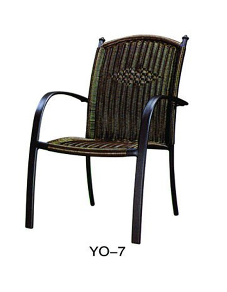Cast aluminum outdoor leisure furniture table and chair set home garden furniture  (YO-7)