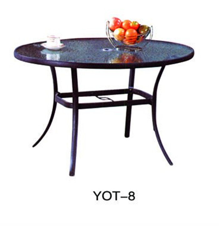 Cast Aluminum Furniture/Top grade Fashion Design Luxury Outdoor Comfortable   (YOT-8)