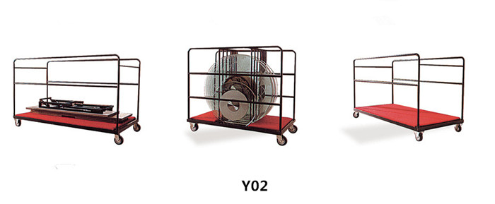 GLASS Table base ransport vehicle USED FOR carteen and dinner room in hotel (Y02)