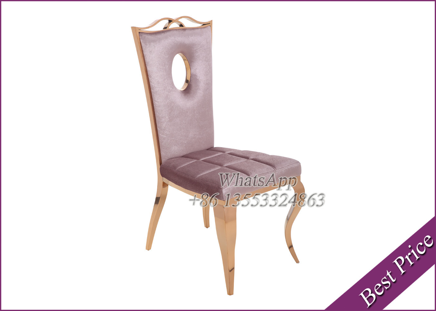Modern Stainless Steel Dining Room Chair For Sale With Good Quality (YS-1)